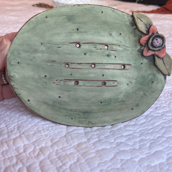 Pottery | Accents | Pottery Handmade Soap Dish Whimsical And Cute Sift ...